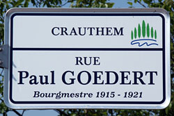 Roeser.lu: La commune > Caractéristiques > Crauthem > Rue Paul Goedert
